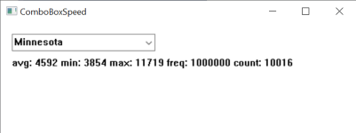 What's wrong with ComboBox speed on Windows? | Ars OpenForum