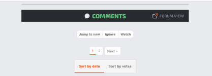 Location of #comments anchor on front page is too far down the page ...
