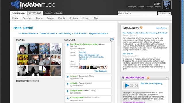 Indaba Music: social networking meets online jam sessions - Ars Technica