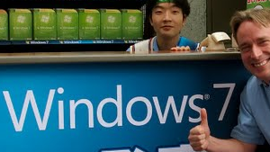 Windows 7 virals: Linus Torvalds, burgers, and 7,000 dominos - Ars Technica