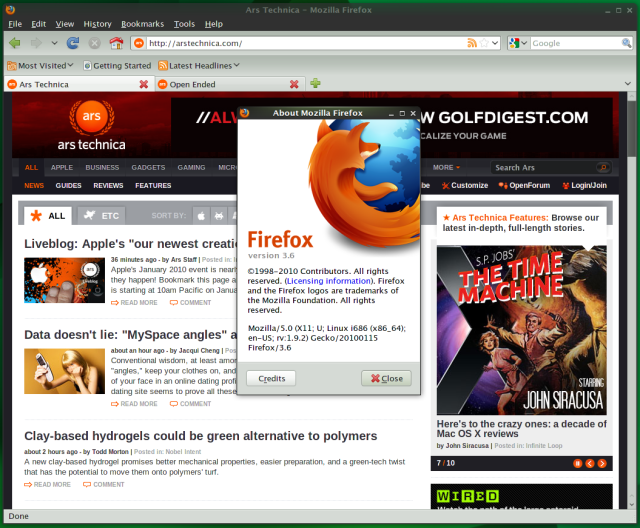 Review: Firefox 3.6 brings joy to Web devs, not just users - Ars Technica