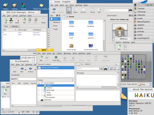 BeOS clone Haiku gains KDE applications - Ars Technica