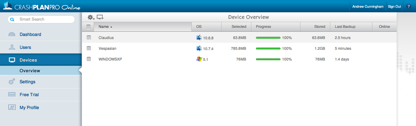 Hands-on with CrashPlan: cloud backup for all - Ars Technica