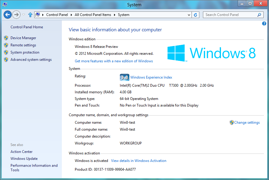 Refining the recommended system requirements for Windows 8 - Ars Technica