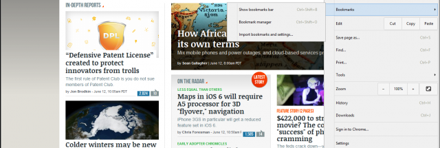 First look at Chrome in the Windows 8 Metro environment | Ars Technica