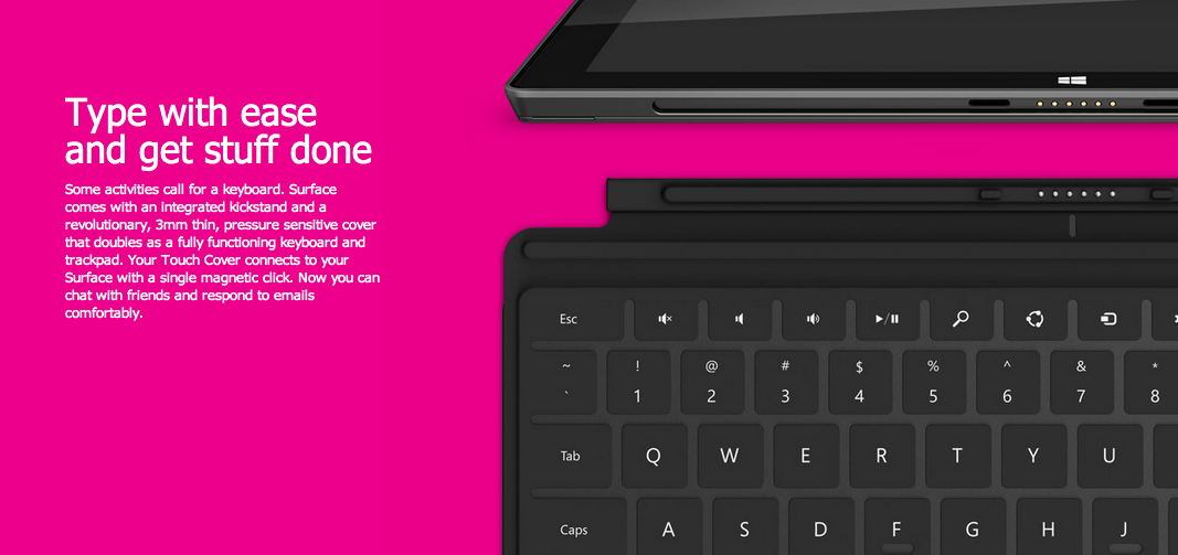 Wait, there’s a tablet too? Microsoft announces Type and Touch Covers ...