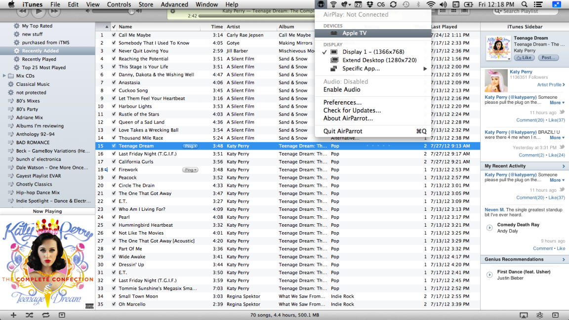 Mountain Lion AirPlay mirroring v. AirParrot: fight! - Ars Technica