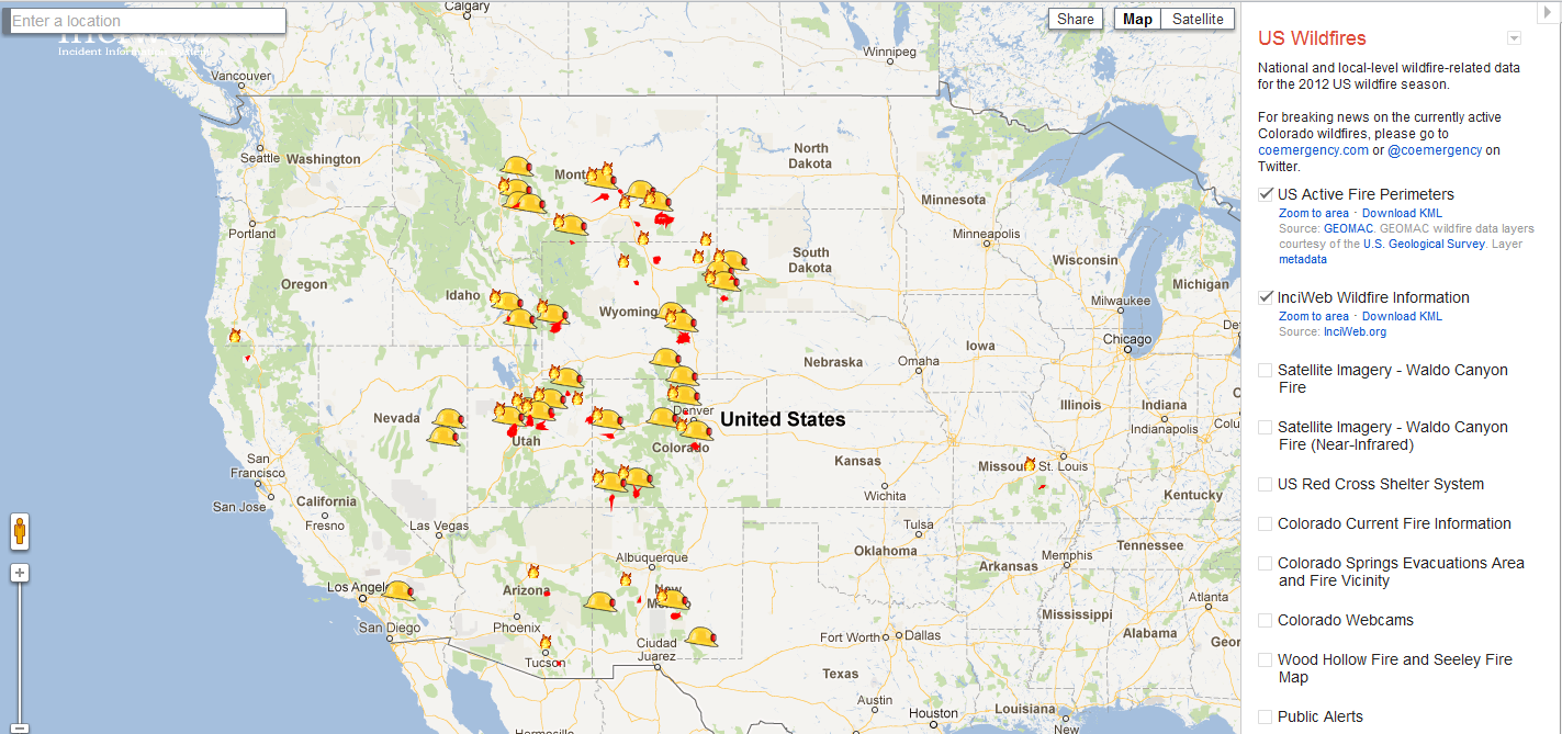 Google tracks hellish wildfire season in the American West - Ars Technica