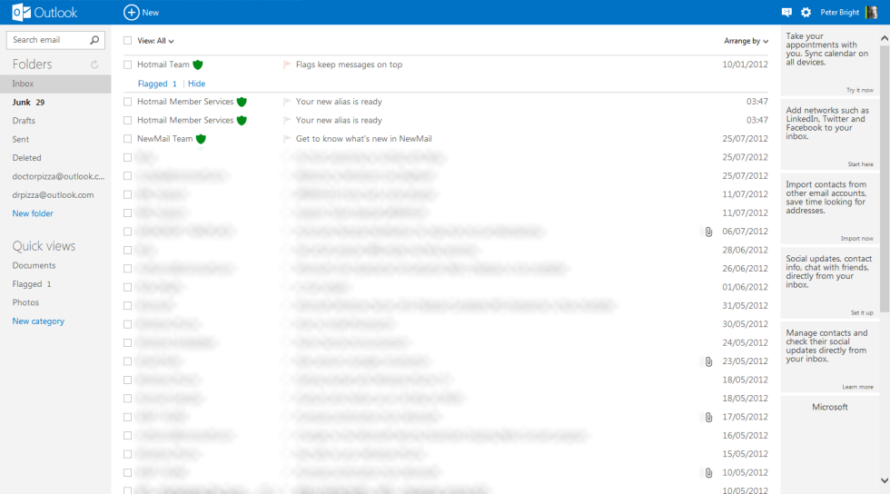 Microsoft unveils Windows 8-inspired “Outlook.com” freemail service ...