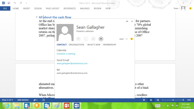 Office 2013: Microsoft's bid to win the future - Ars Technica
