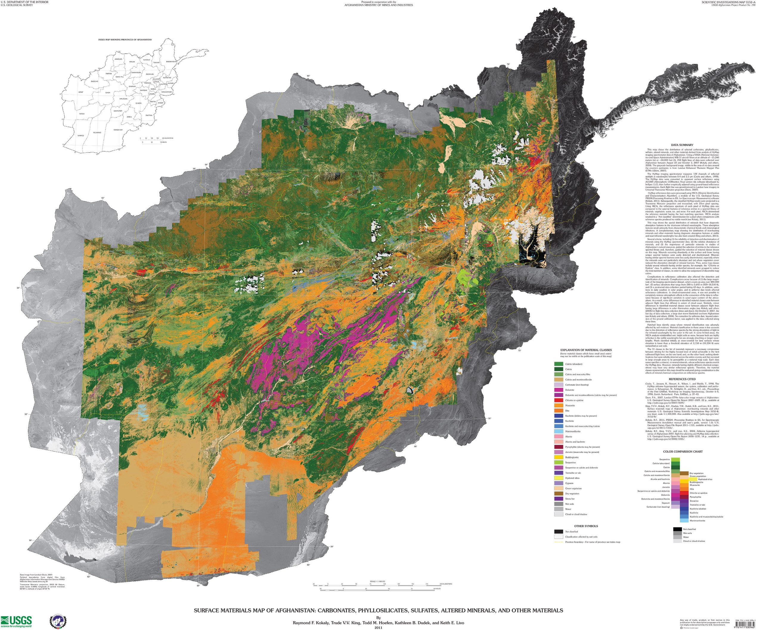 US maps Afghanistan’s geology… from 50,000 feet - Ars Technica