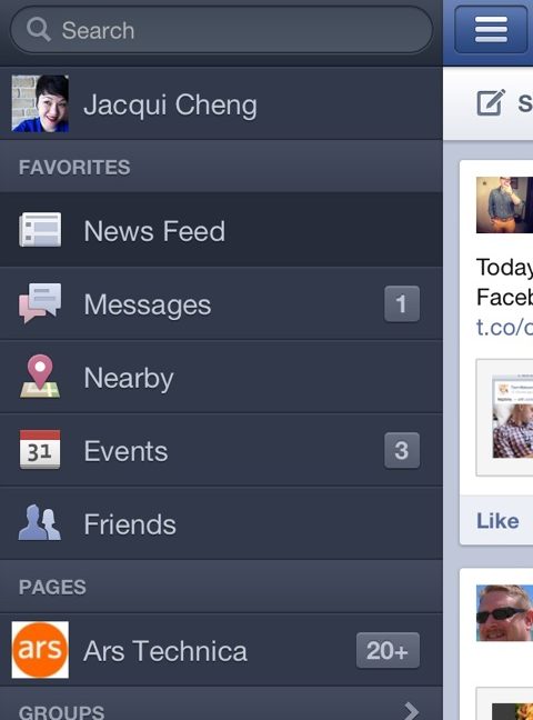 Hands-on: Facebook 5.0 for iOS is as speedy as Facebook claims - Ars ...