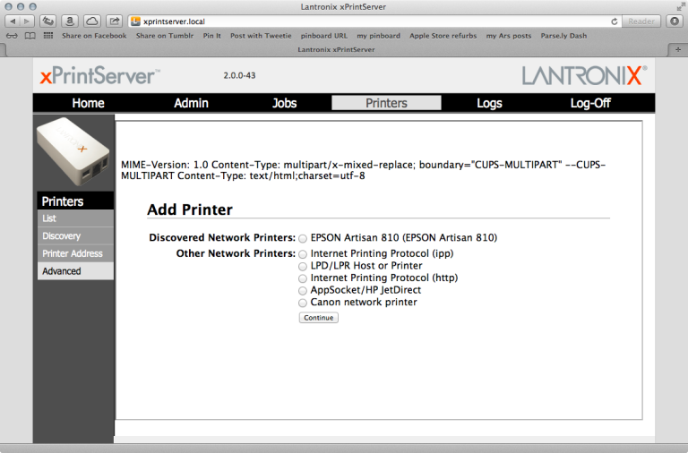 Hands-on: adding AirPrint to your home network with xPrintServer - Ars ...