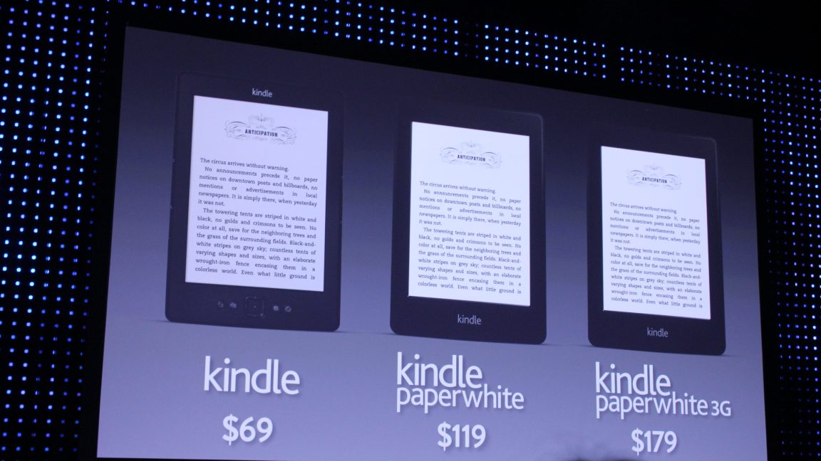 Amazon's new $119 Kindle Paperwhite e-reader comes with front-lit ...