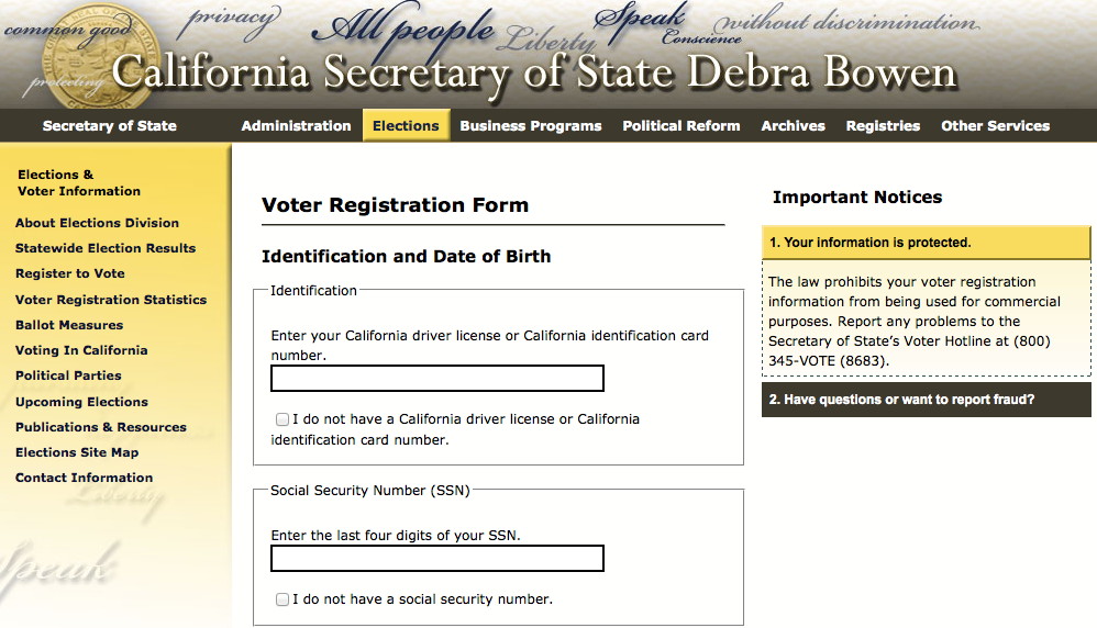 California launches online voter registration - Ars Technica