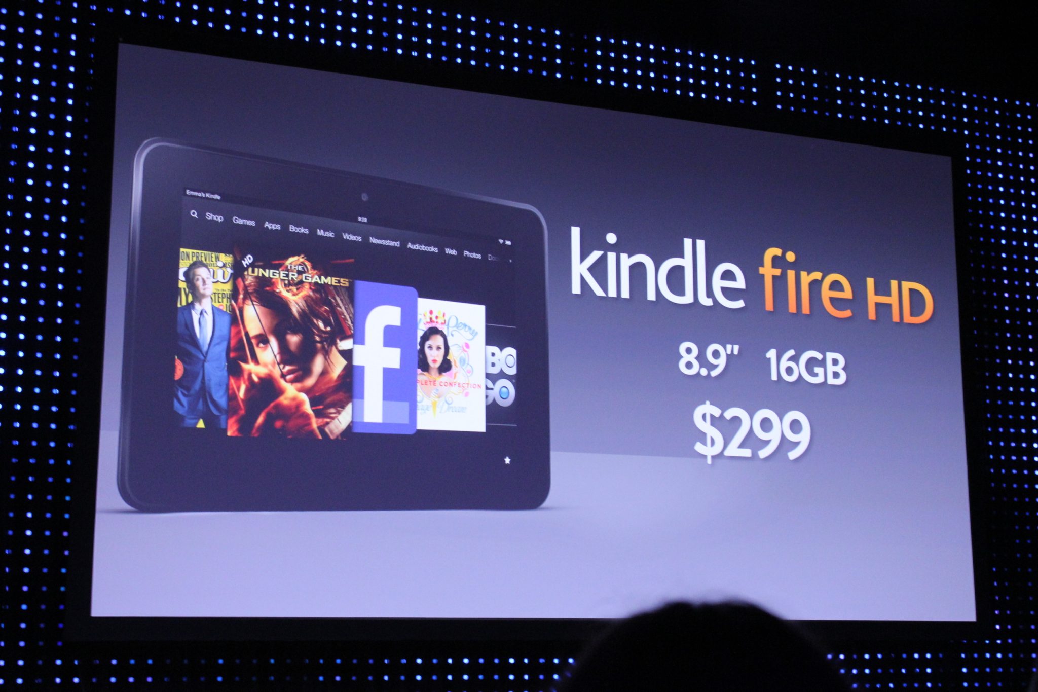 Amazon shows off Kindle Fire HD with 4G LTE for $499, WiFi for $299 ...