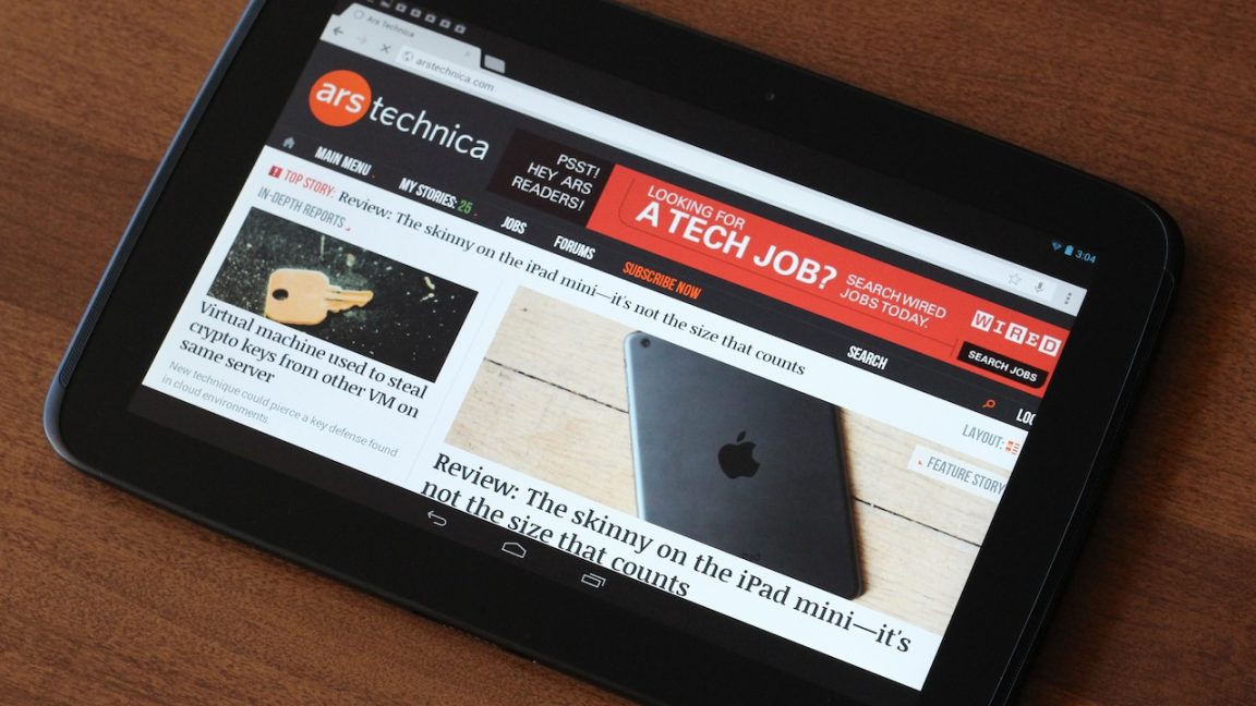 Review: Nexus 10 tablet is a solid house built on shifting sands - Ars ...