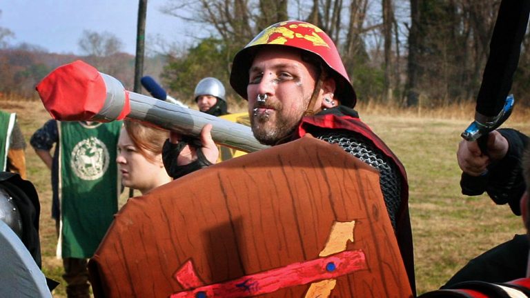 Game of foam: 500 mages, orcs, and warriors get medieval in a Maryland ...