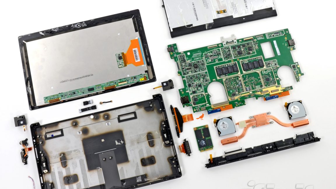 iFixit teardown shows Surface Pro is a tough nut to crack - Ars Technica