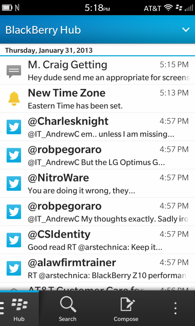 An imperfect ten: the BlackBerry Z10 smartphone review - Ars Technica