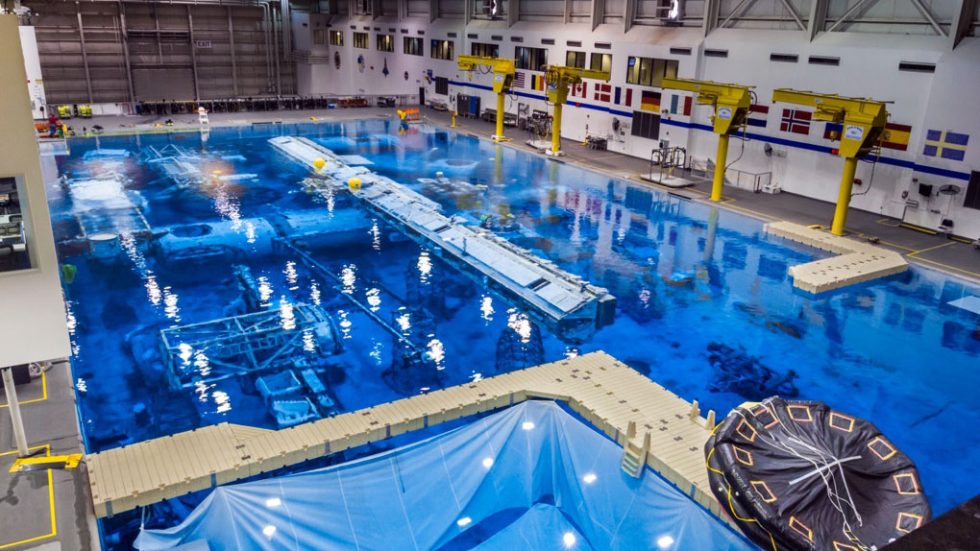Swimming with spacemen: training for spacewalks at NASA’s giant pool ...
