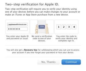 Apple follows Google, Facebook, and others with two-step authentication ...