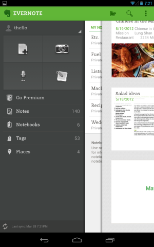 Evernote’s Android app features an updated interface, new camera ...