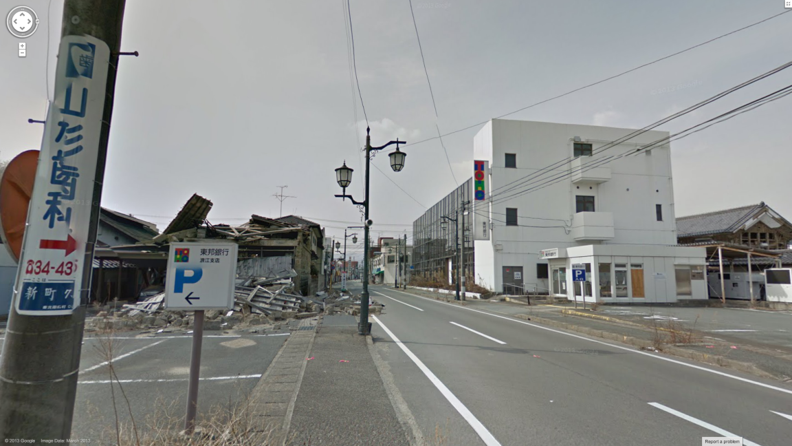 What remains of an irradiated, damaged, and abandoned Japanese town ...