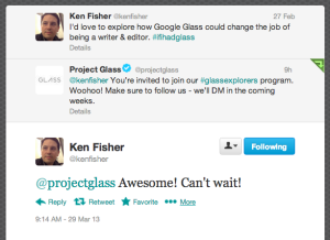 Ars chief Ken Fisher is getting Google Glass—you tell him how to use it ...