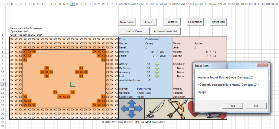How an accountant created an entire RPG inside an Excel spreadsheet ...