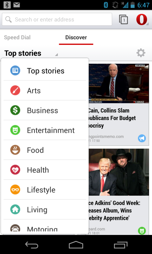 New Opera for Android looks like Opera, tastes like Chrome - Ars Technica