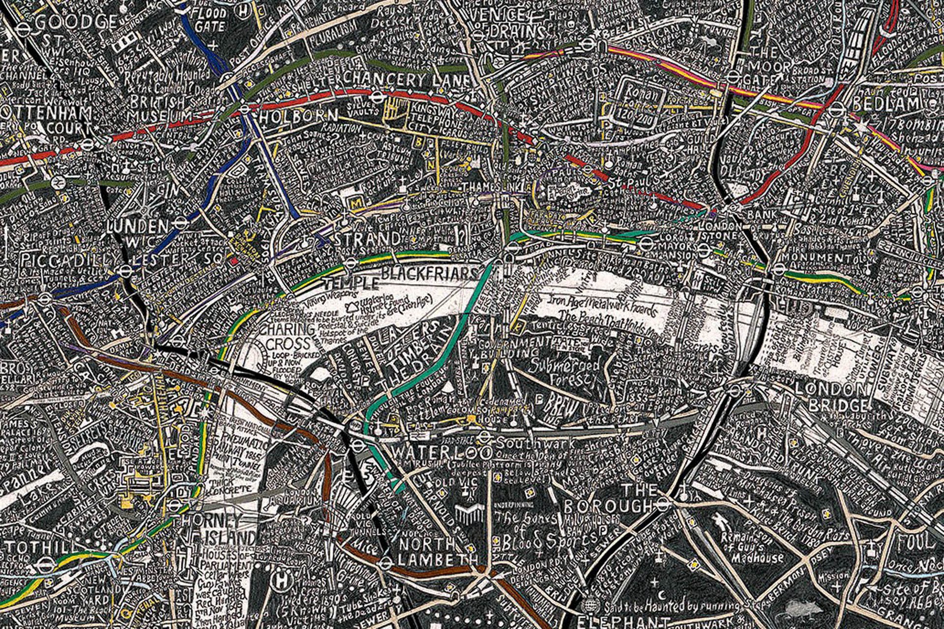 Exhibition showcases artist’s highly intricate, hand-drawn maps - Ars ...
