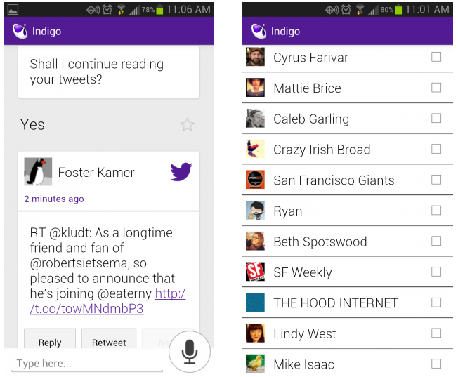 Review: Indigo wants to bring Siri-like conversation to the Android ...