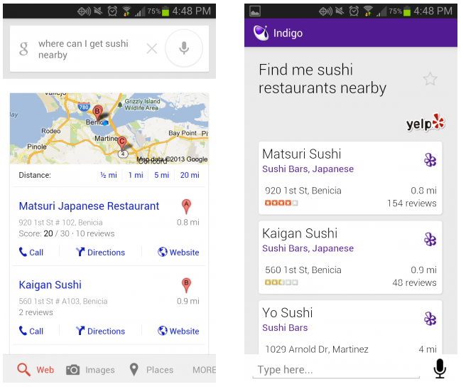 Review: Indigo wants to bring Siri-like conversation to the Android ...