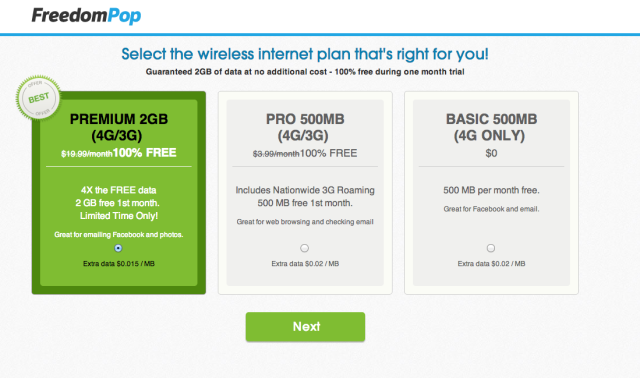 FreedomPop: Buy a hotspot, get 500MB of free Sprint LTE each month ...
