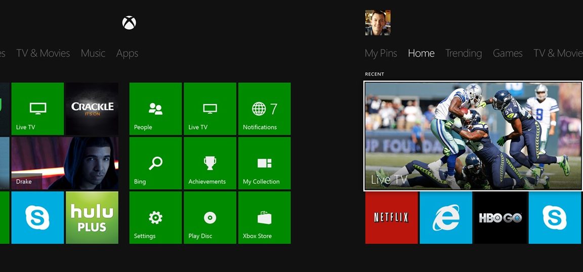 Xbox One interface a clean slate inspired by Windows 8 - Ars Technica