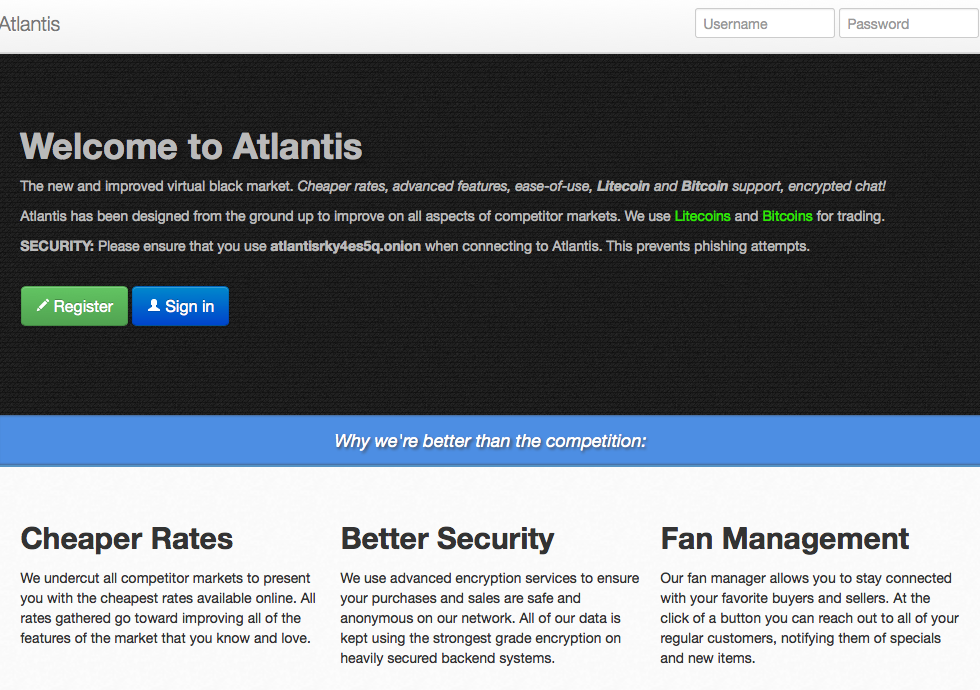 Silk Road competitor Atlantis Market shuts down for “security reasons ...