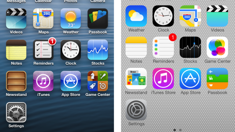 Death to textures: iOS 6 and iOS 7 compared in pictures - Ars Technica