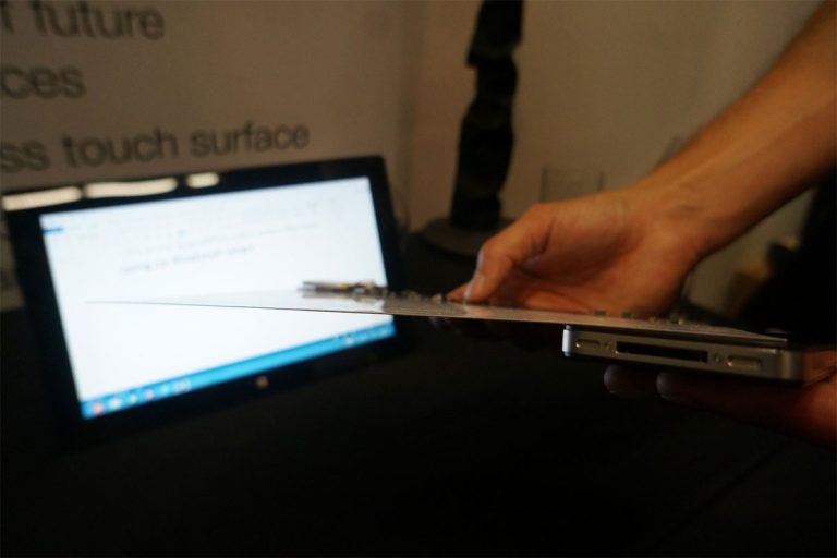 The world’s thinnest touch surface proves pretty easy to type on - Ars ...