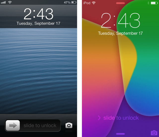 Death to textures: iOS 6 and iOS 7 compared in pictures - Ars Technica