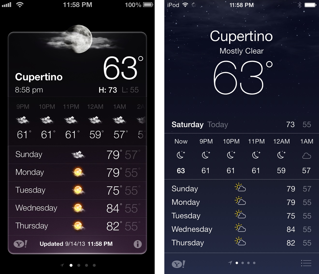 Death to textures: iOS 6 and iOS 7 compared in pictures - Ars Technica