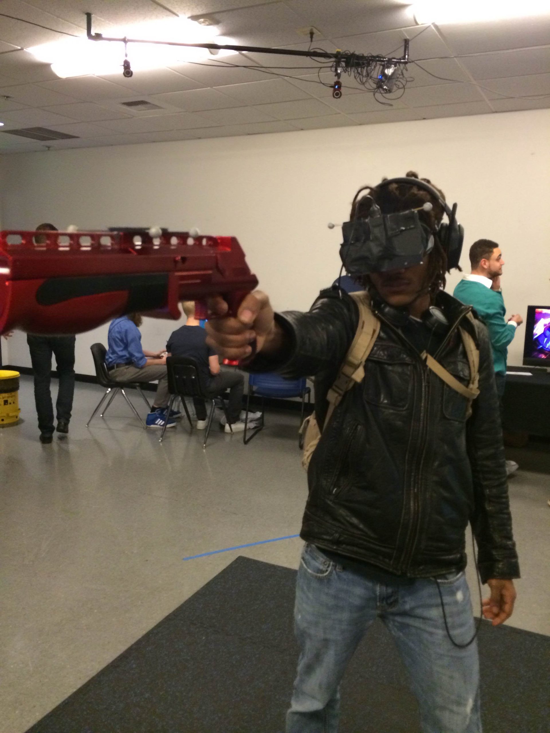 On the move: VRCade combines free motion with head-mounted virtual ...