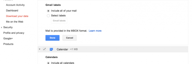 Google announces data export feature for Gmail, Google Calendar data ... Google announces data export feature for Gmail, Google Calendar data ...