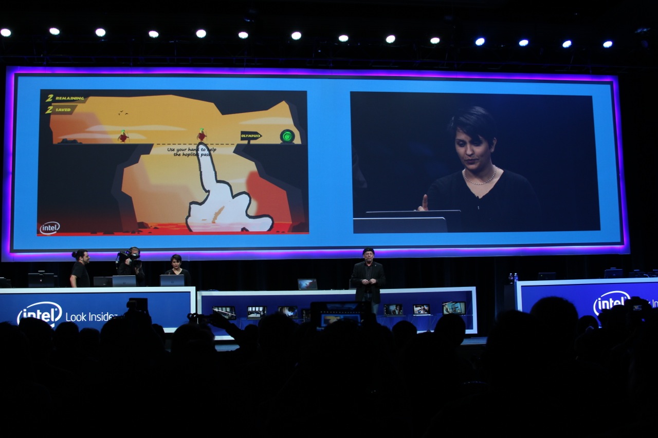 Chips take backseat to a motion sensing 3D camera at Intel’s CES event ...