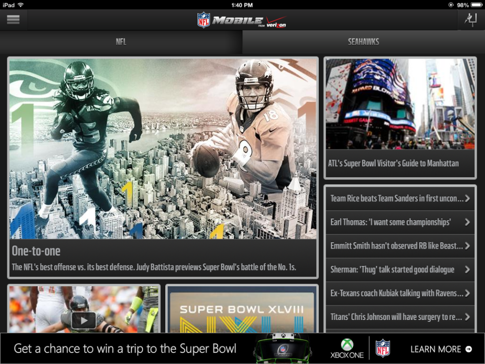 NFL to block mobile streaming video in Super Bowl stadium - Ars Technica