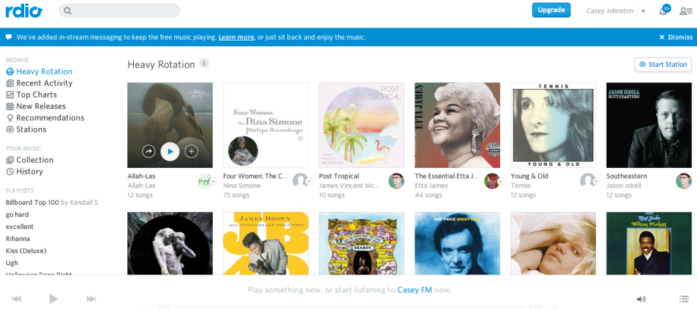 Rdio introduces unlimited free streaming alongside subscriptions - Ars ...