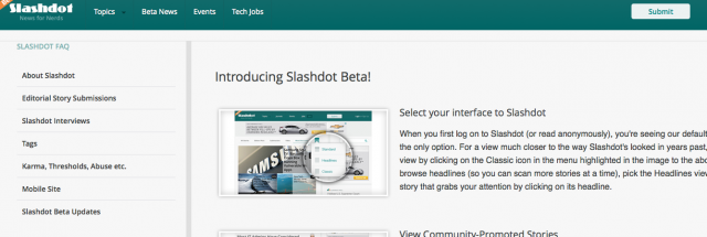 Slashdot’s new interface could kill what keeps Slashdot relevant | Ars ...