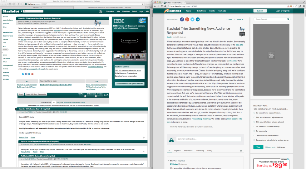 Slashdot’s new interface could kill what keeps Slashdot relevant - Ars ...