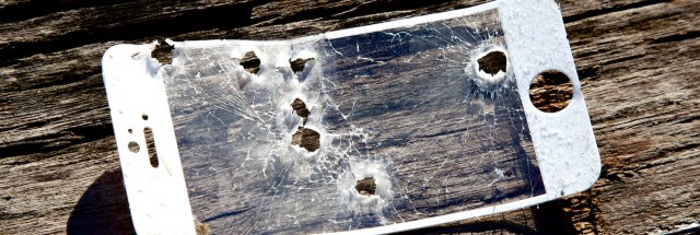 We test a "bulletproof" iPhone screen protector. With a gun. And ...