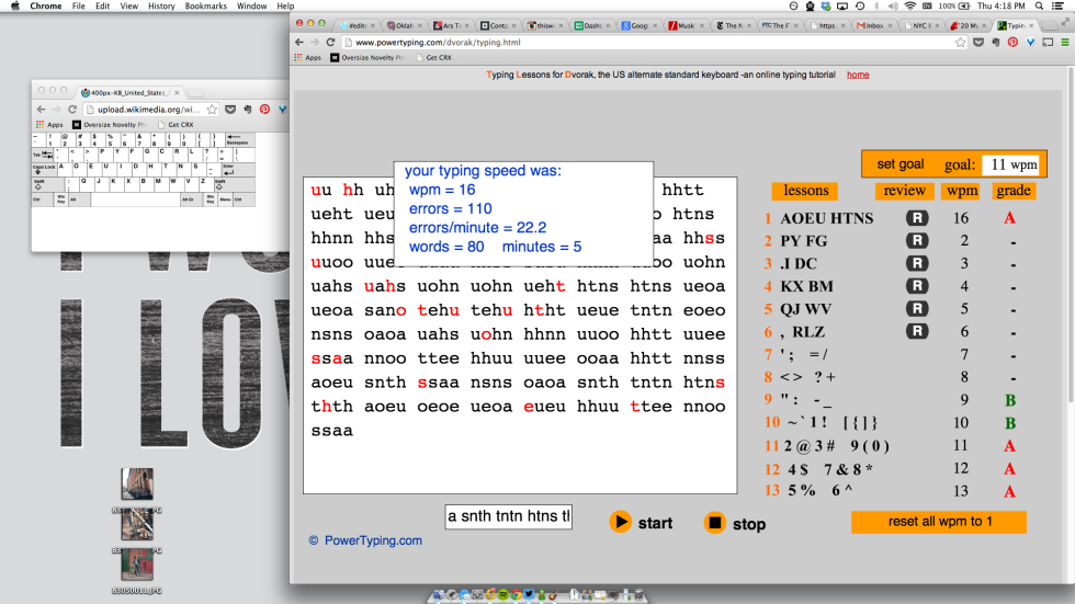 My quest to learn the Dvorak keyboard layout, part 1 - Ars Technica